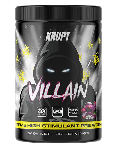 Villain High Stim Pre Workout by Krupt — Supplements Central