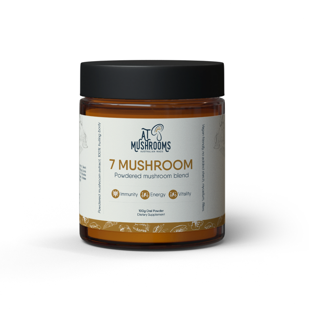 7 Mushroom Organic Mushroom Powder by AT Mushrooms — Supplements Central