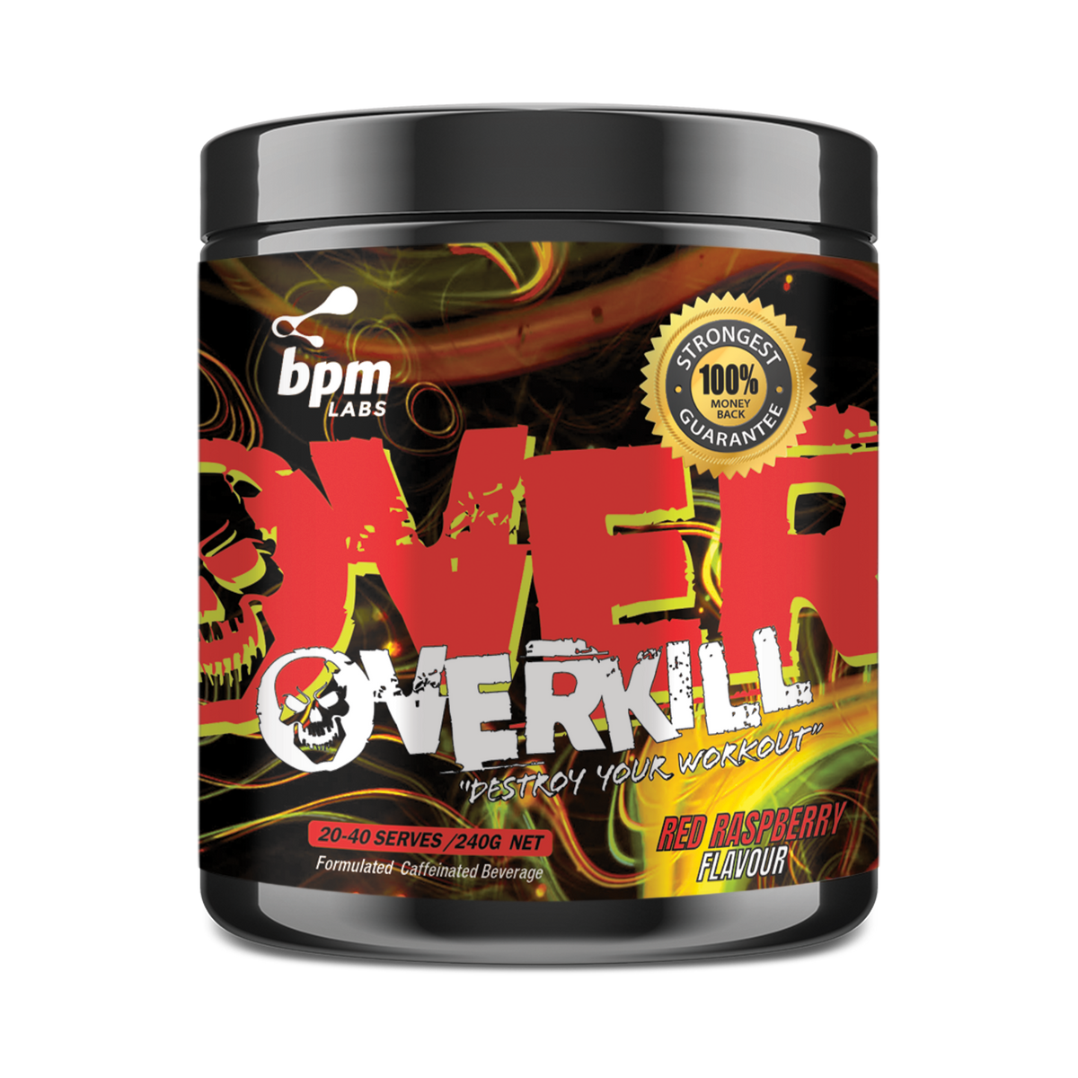 Overkill High Stim Pre Workout by BPM Labs — Supplements Central