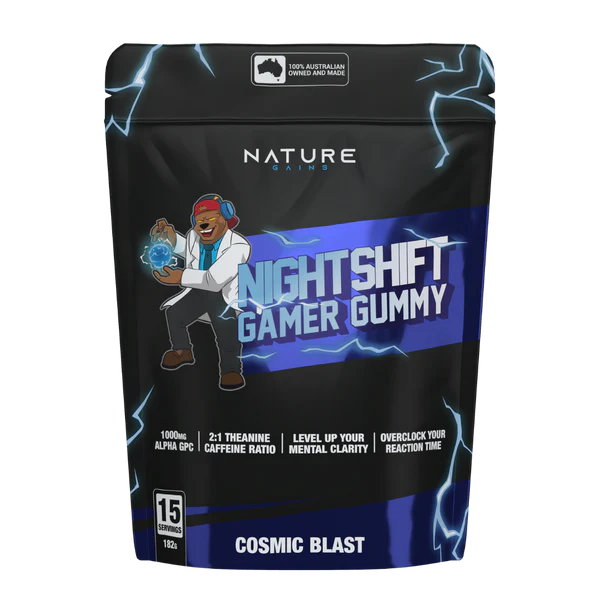 Nightshift Gamer Gummies by Nature Gains — Supplements Central
