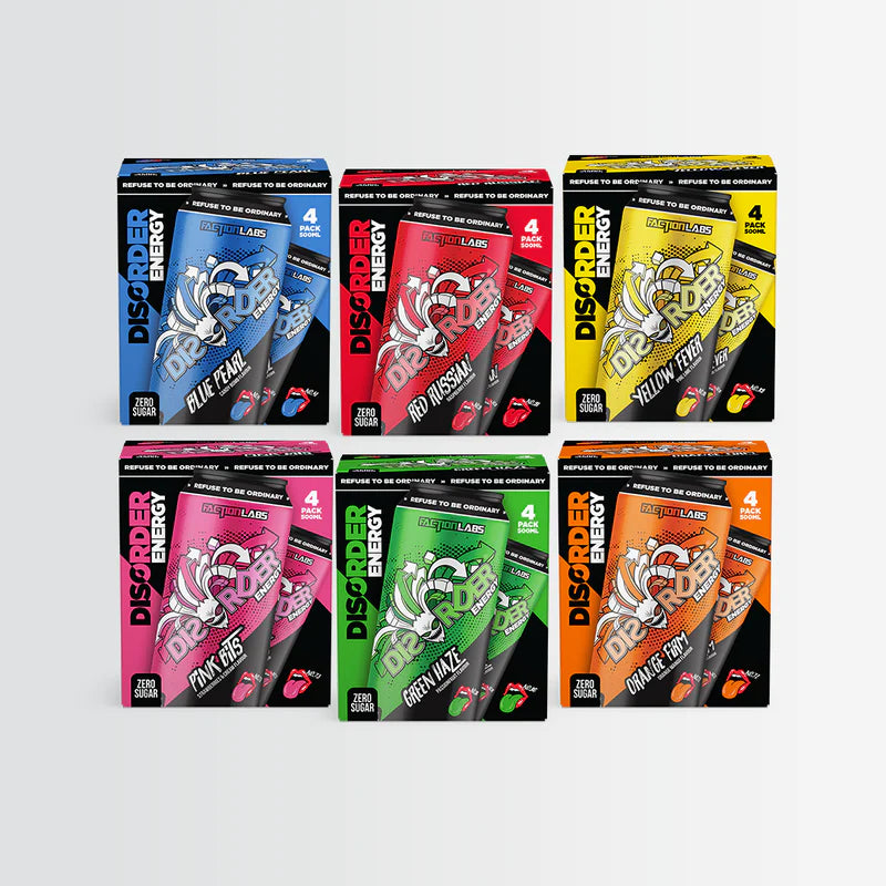 Disorder Energy RTD Variety Pack by Faction Labs — Supplements Central