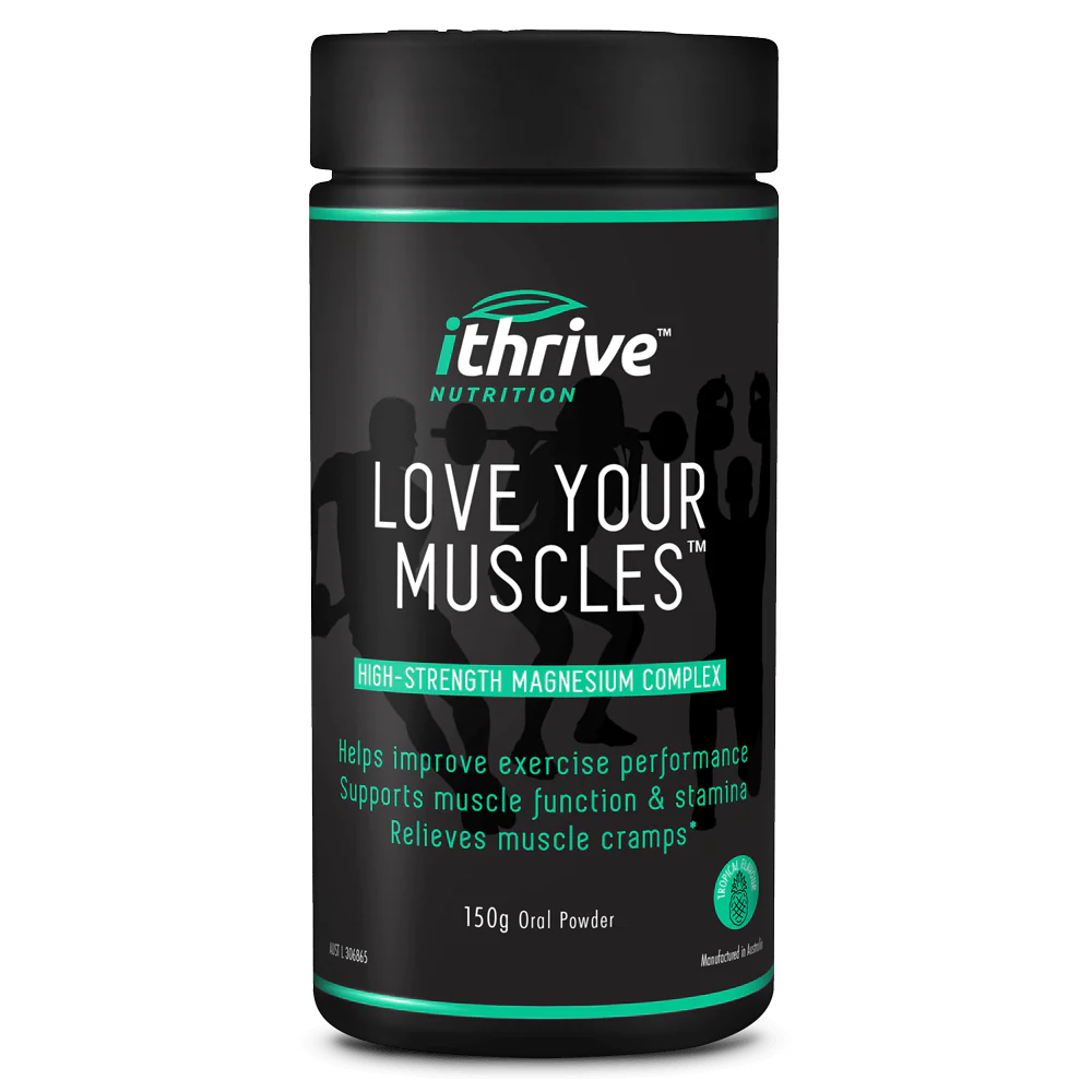 Love Your Muscles Magnesium Powder 150g by IThrive Nutrition ...